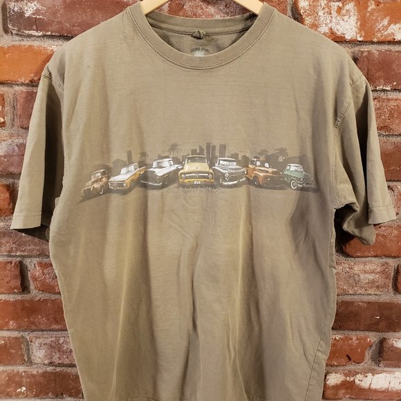 Newport Blue | Shirts | Newport Blue Beach Side Classic Car Graphic The ...